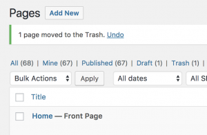 What is Trash in WordPress? » WP Dev Shed