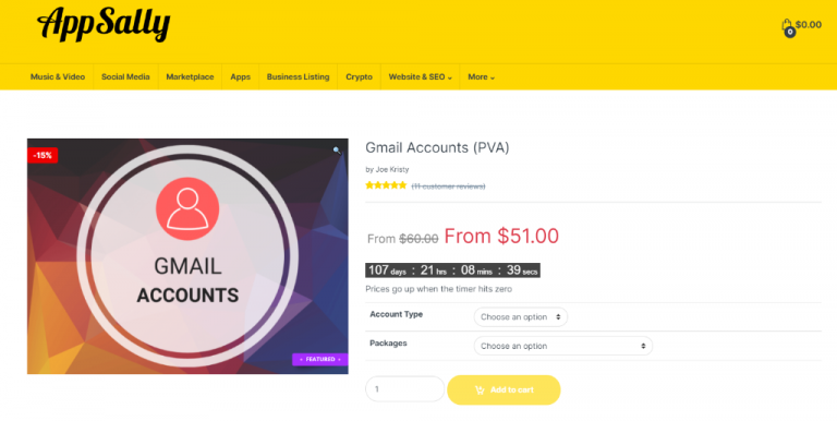 10 Best Sites to Buy Gmail Accounts in Bulk (Accounts for Sale) » WP ...
